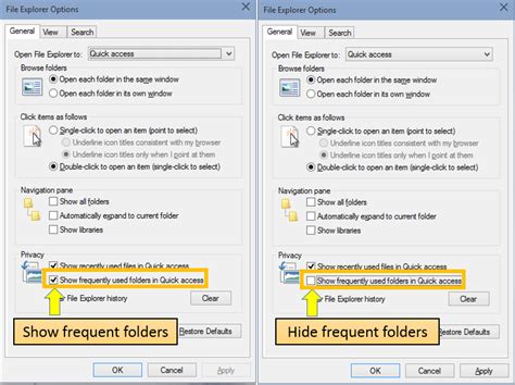 Windows 10 Tutorials 68 Hide Or Show Frequent Folders In Quick Access