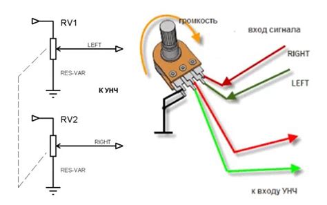 Схема подключения резистора