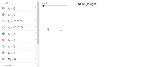 Factor Integer Geogebra
