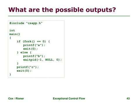 Ppt Exceptional Control Flow Powerpoint Presentation Free Download