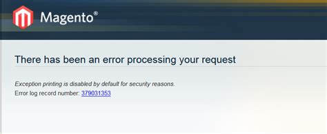 Magento Troubleshooter How To Deal With The Exception Printing Is Disabled Error Template