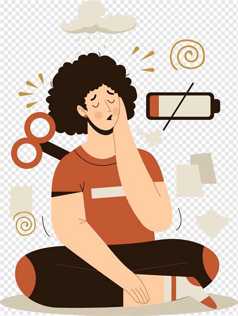 연소 개념적 아이콘 피곤한 사람 배터리 스케치 Png Pngwing