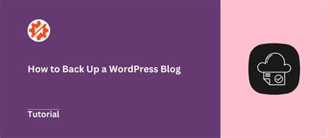 How To Back Up A Wordpress Blog