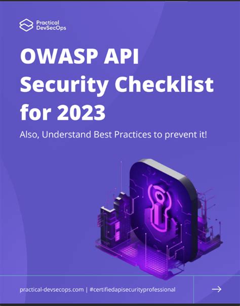 Owasp Api Security Checklists 2023 Bookory
