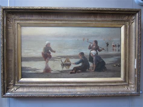 Bonhams Henri Jacques Bource Belgian 1816 1899 A Collision On The Dutch Coast Antwerp 1877