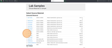 Workflow Mode Prepare Lab Manifest For Testing Openthc Help