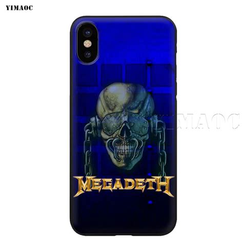 Yimaoc Megadeth Soft Silicone Case For Iphone Xs Max Xr X 8 7 6 6s Plus 5 5s Se In Fitted Cases