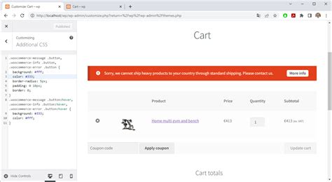 Cart Notices With Button On Woocommerce Wp Centrics