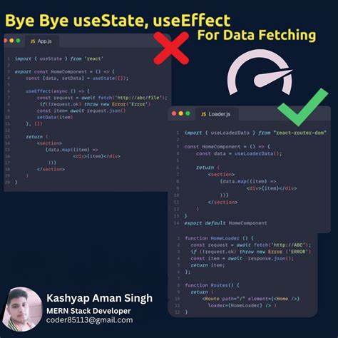 Reactjs Insights Useloaderdata For Data Fetching Kashyap Aman Singh Posted On The Topic