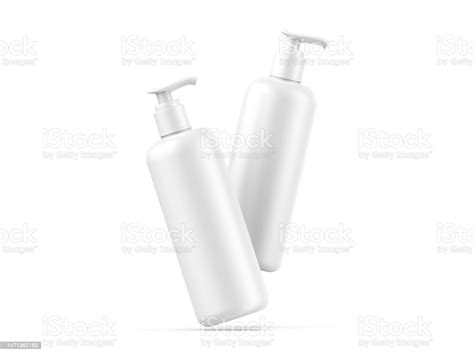 브랜딩을 위한 디스펜서 펌프 모형이 있는 화장품 플라스틱 병 3d 렌더링 그림 0명에 대한 스톡 사진 및 기타 이미지 0명 건강관리와 의술 건강한 생활방식 Istock