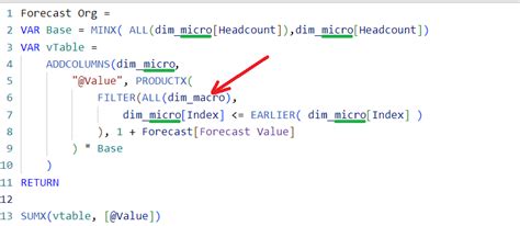 Reference Formula From Previous Row In A Matrix DAX Calculations Enterprise DNA Forum