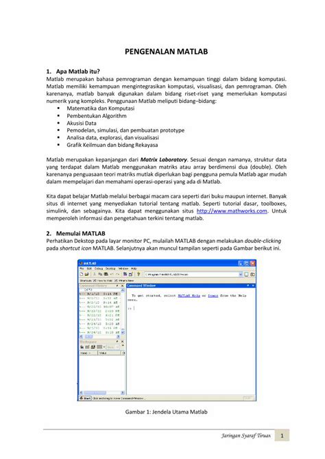 PDF PENGENALAN MATLAB Kemdikbud DOKUMEN TIPS