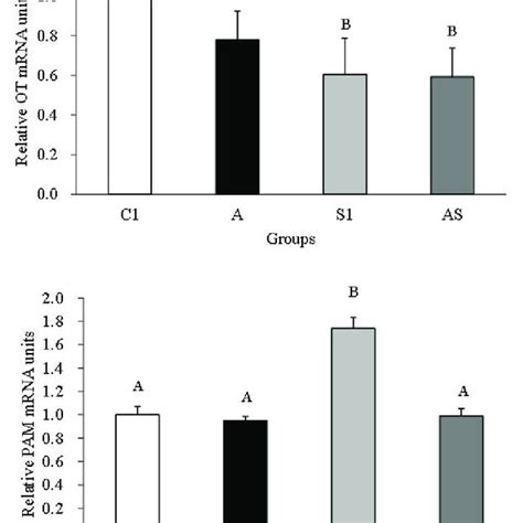 Relative Mrna Expression Mean ± Sem Of Oxytocin Ot Top And Download Scientific Diagram