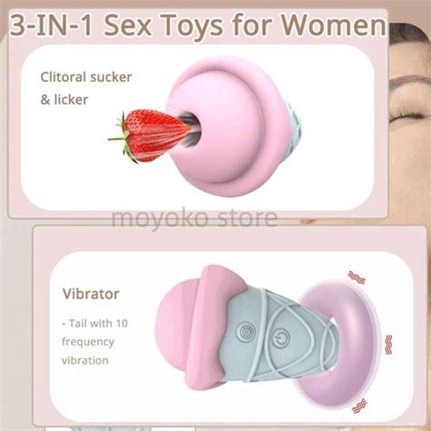 Promo Vibrator Sucking Tongue Licking Sex Toys Ice Cream Design Hisap Getar Diskon Di Seller
