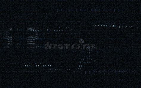 Glitch Tech Background Futuristic Poster Template Distorted Digital Effect System Error With