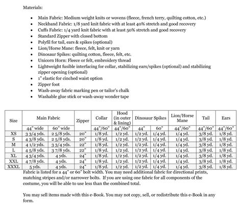 Adult Costume Creator Pattern Peek A Boo Pattern Shop