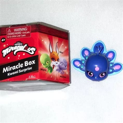 Rare Miraculous Ladybug Miracle Box Duusu Peacock Kwami Toy Figure £49