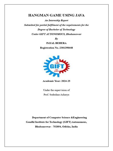 hangman game using java pdf