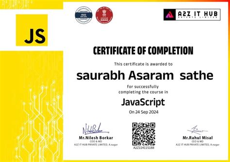 Saurabh Sathe On Linkedin Javascript