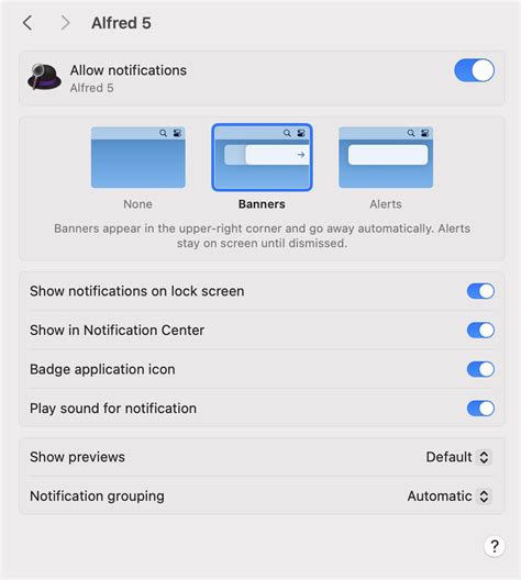 notification not displaying in example workflow workflow help