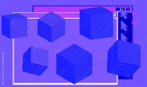 abstract technology background with retro terminal console command line