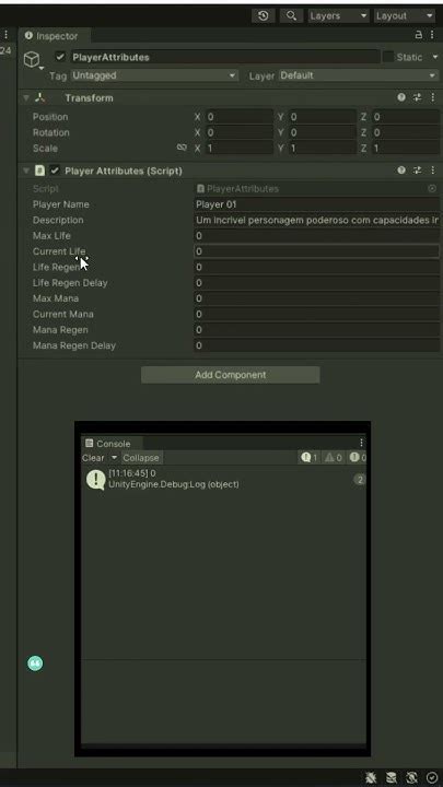 Aprenda Unity Dicas Rápidas Atributos 02 Shorts Unity