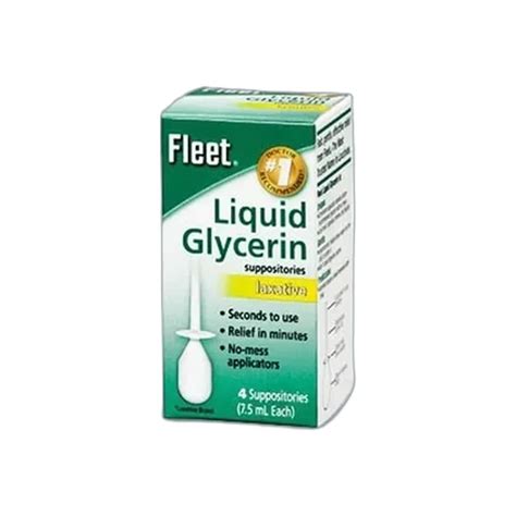 Medtech Laboratories 185b Fleet Liquid Glycerin Suppositories 7 1 2