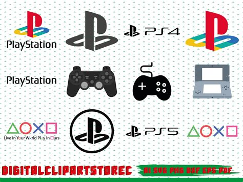 Playstation Svg Bundle Console Controller Svg Ps5 Svg Ps4 Etsy