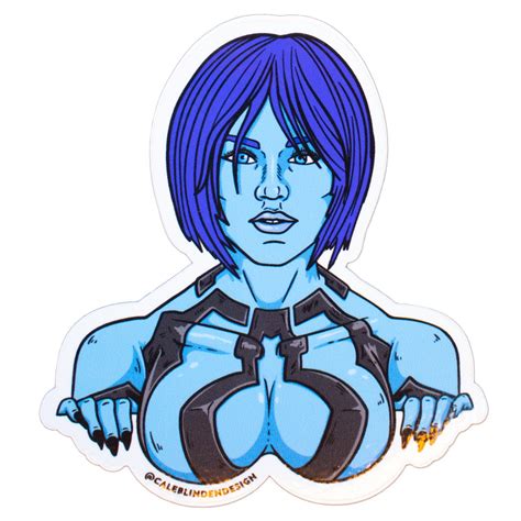 Halo Cortana Sexy Sticker — Linden Design