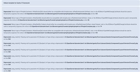 Menu Manager Throws Deprecated Error In Php 81 · Issue 3073 · Gantrygantry5 · Github