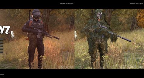My Earliest Kitted Character Vs My Latest Happy New Year Dayz