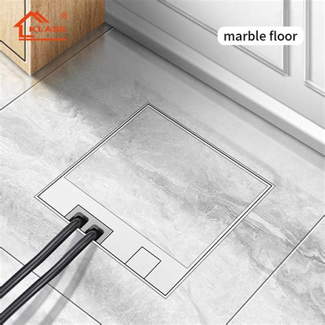 12 Modules Stainless Steel Floor Box Outlet Floor Socket And