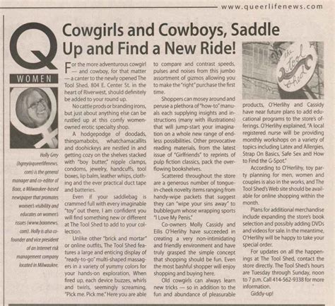 Tool Shed Retail Businesses In History Of Gay Lesbian Life Wisconsin