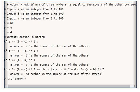 Solved A Program Is Required To Compare Three Numbers To See Chegg