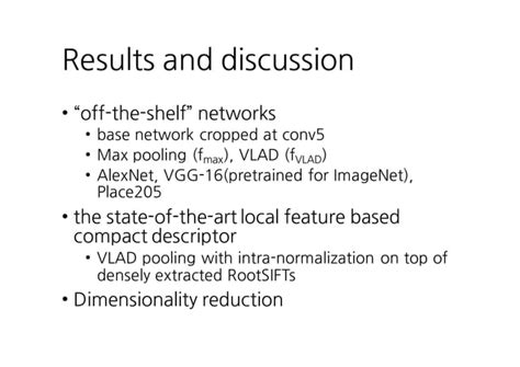 netvlad cnn architecture for weakly supervised place recognition ppt
