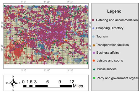 Map Overlay Of The Detected Hotcold Spots With The Poi Dataset