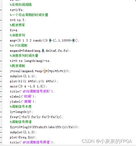 Matlab通信仿真系列——载波频率调制fsk仿真fsk调制 Matlab Csdn博客