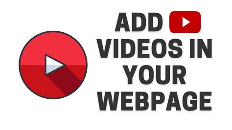 Adding Youtube Videos To Html Webpages Iframes Html And Css Youtube