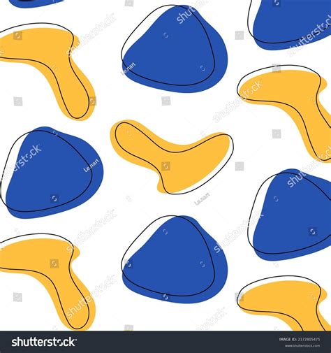 Pattern Shapes Doodle Blob Doodle Vector Stock Vector Royalty Free 2172805475 Shutterstock