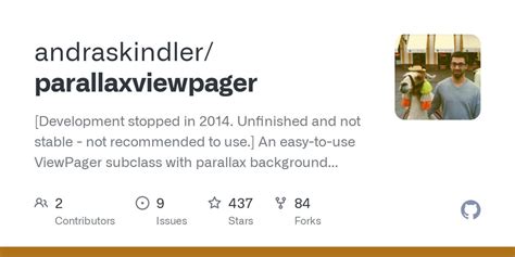 Parallaxviewpager An Easy To Use Viewpager Subclass With Parallax