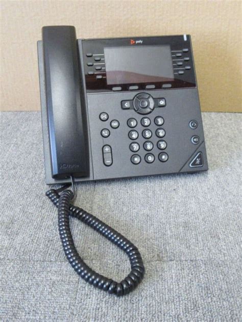Polycom Vvx 450 2201 48840 001 12 Line Business Colour Display Voip Poe Phone