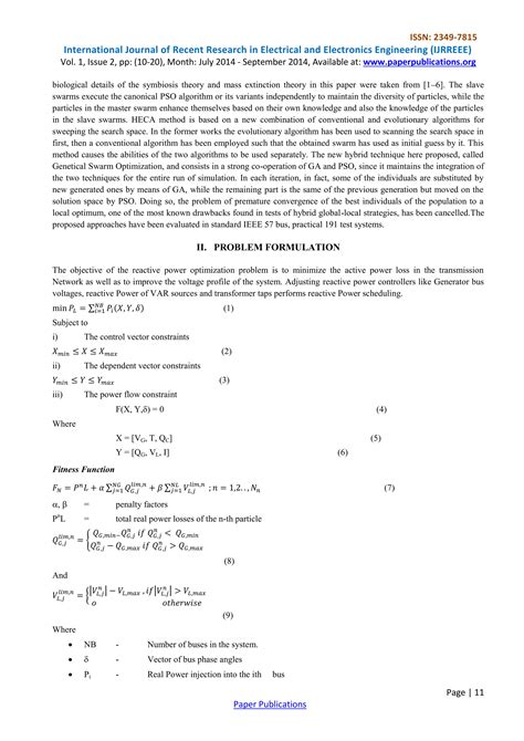 Ps2o Hybrid Evolutionary Conventional Algorithm Genetical Swarm Optimization For Solving