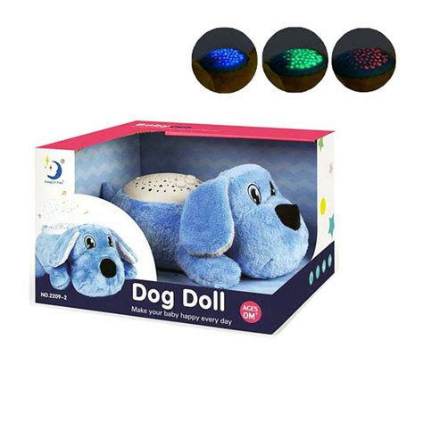 რბილი მუსიკალური და მანათობელი ძაღლი