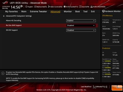 Benchmarking AMD Smart Access Memory On Intel S Z Chipset Legit Reviews