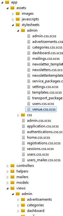 Bootstrap Assets Should Work Only In Admin Rails Stack Overflow