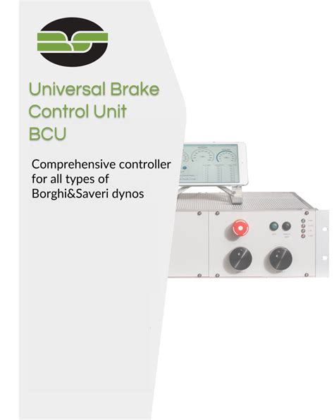 Brake Control Unit Bcu Borghi And Saveri