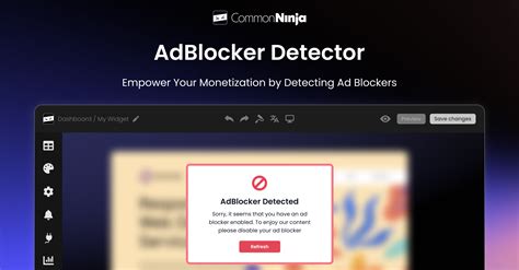 Base44 Adblocker Detector Widget