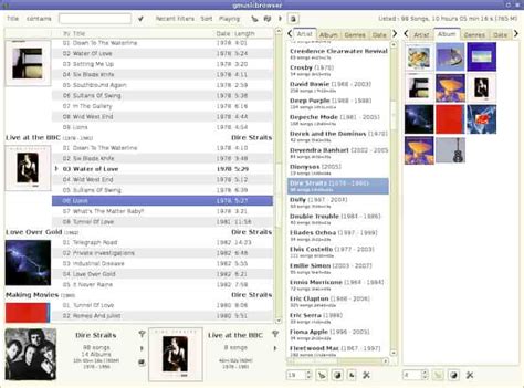 Gmusicbrowser Per Gestire Grandi Librerie Musicali Su Linux DUMMY X