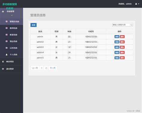 基于ssm教室预约管理系统教室管理与预约系统 Csdn博客