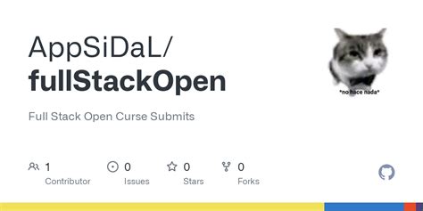 Github Appsidalfullstackopen Full Stack Open Curse Submits